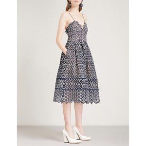 Gianni Bini | Dresses | Gianni Bini Crochet Lace Dress Detail Navy ...